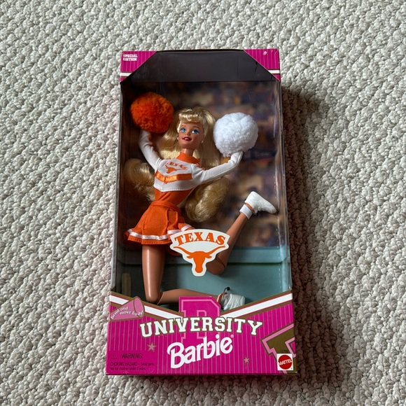 Mattel | Other | University Of Texas Longhorn Barbie Vintage 996 New In ...
